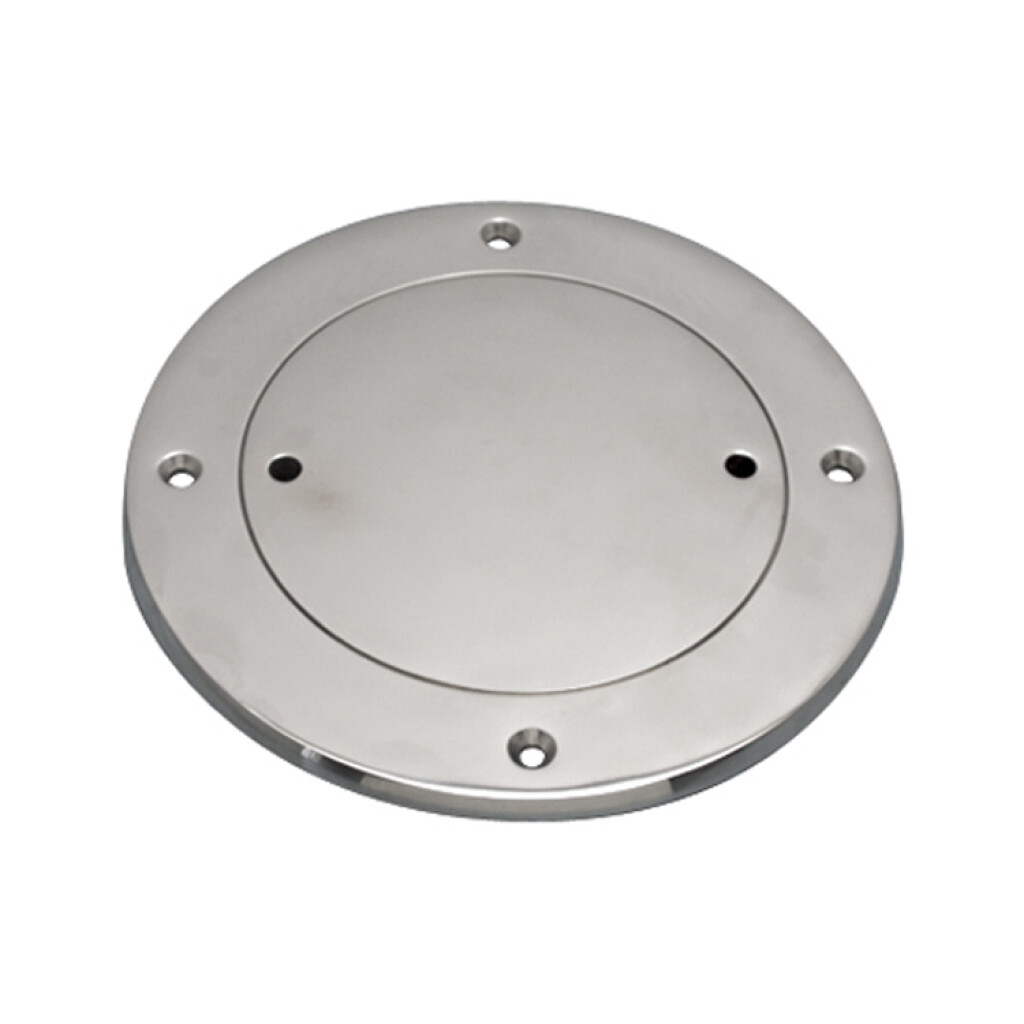 Stainless Steel ACCESS COVER + FRAME THREADED 6 in.