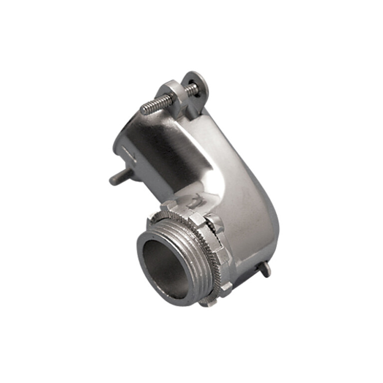 Stainless Steel CONDUIT ELBOW CONNECTOR 3/8 in.